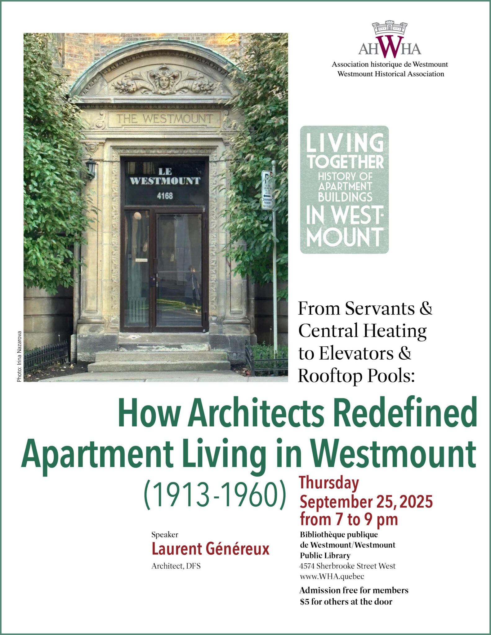Westmount Historical Association - The history of the City of Westmount